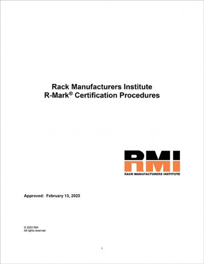 RMI Updates R-Mark Certification Program - RMI Safety